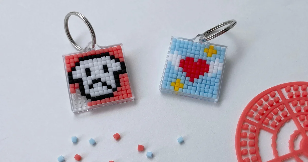 推し活にも！ 【フライング タイガー】ピクセルアート風キーリングキットが楽しすぎる #深夜のこっそり話 #2233 - 【SKB】深夜のこっそり話 - ビューティ | SPUR